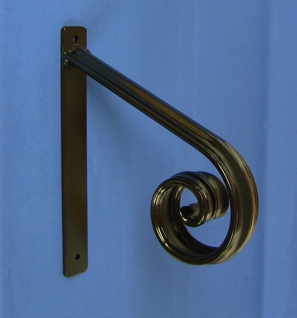 Solid Steel Handrail: Wrought Iron Style Safety Grabrail - Etsy