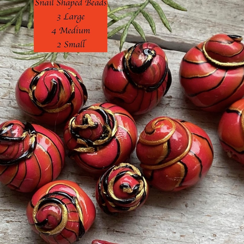 Polymer Clay Snail - Etsy