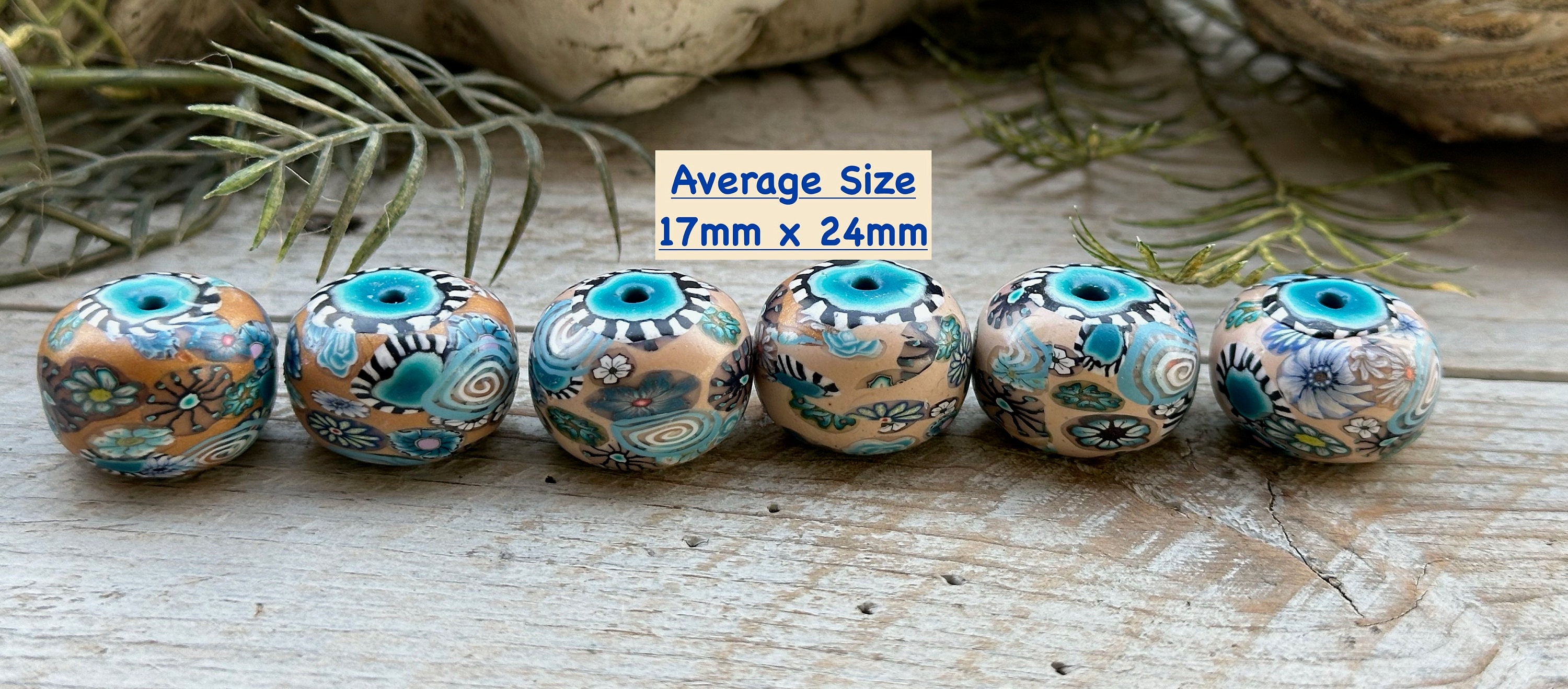 Blue Explosion Beads - Etsy