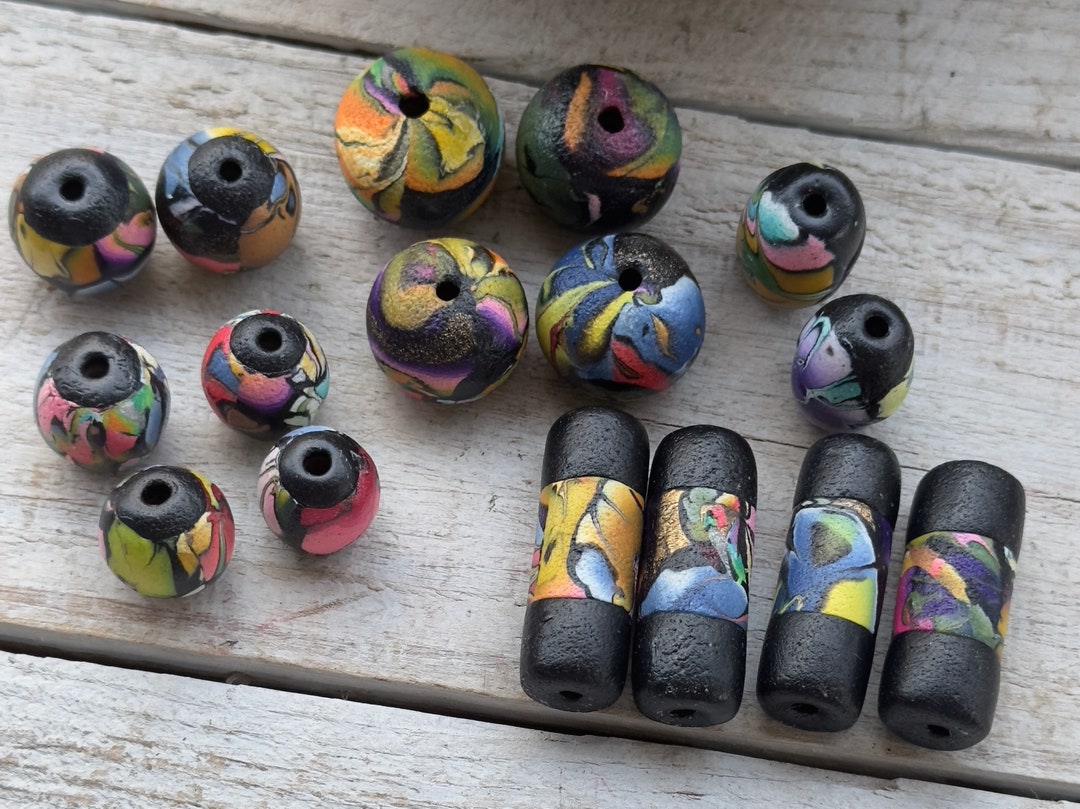 Abstract Leaf Design Series Beads - Etsy