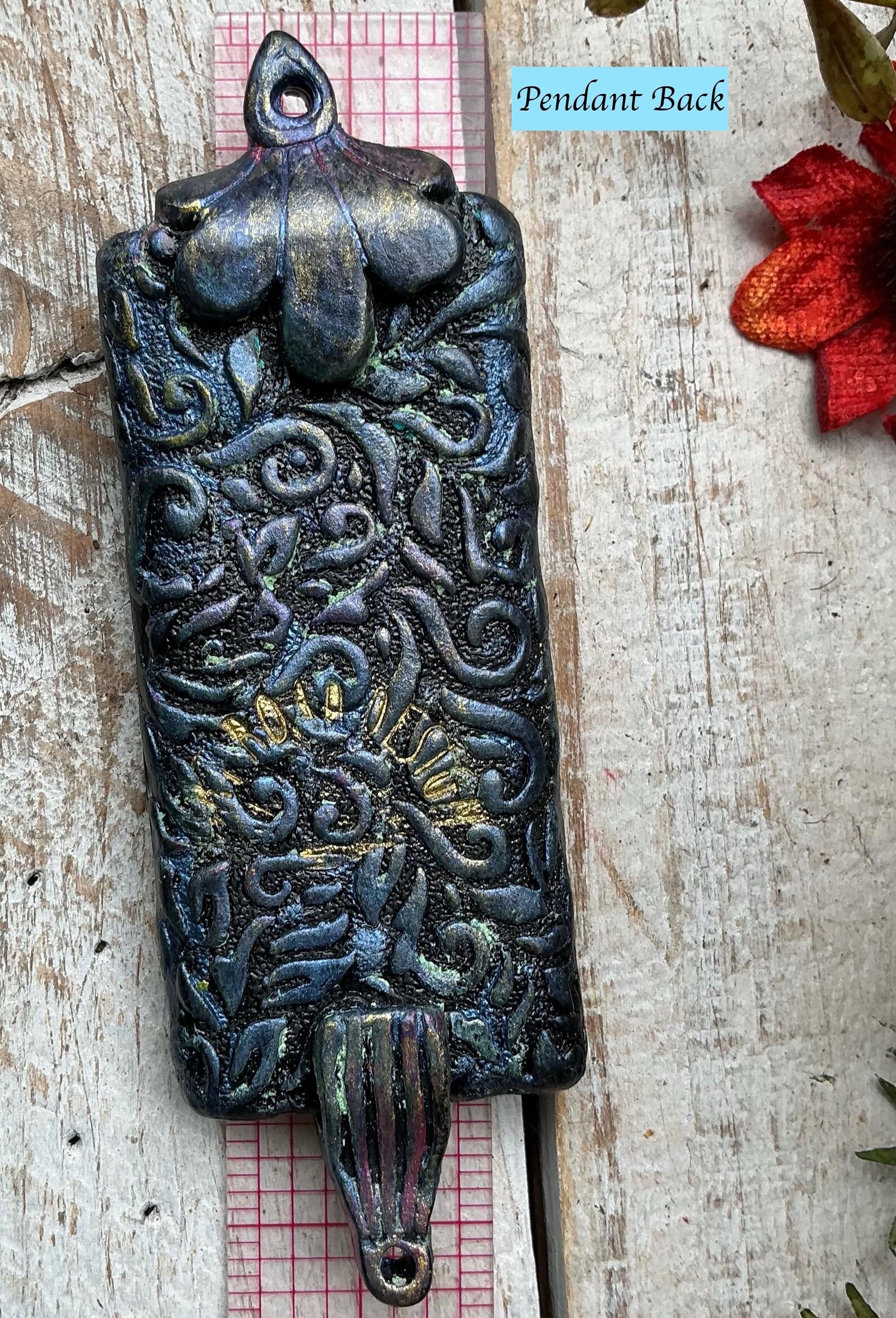 Rustic, Antiqued and Organic Garden Pendants - Etsy