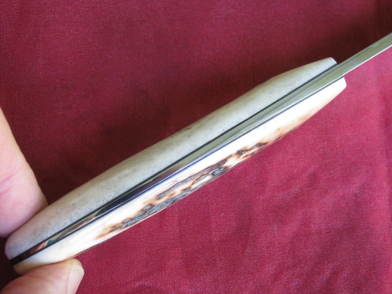 Wayne Hendrix Custom Handmade Semi Skinner Hunting Knife W/sheath ...