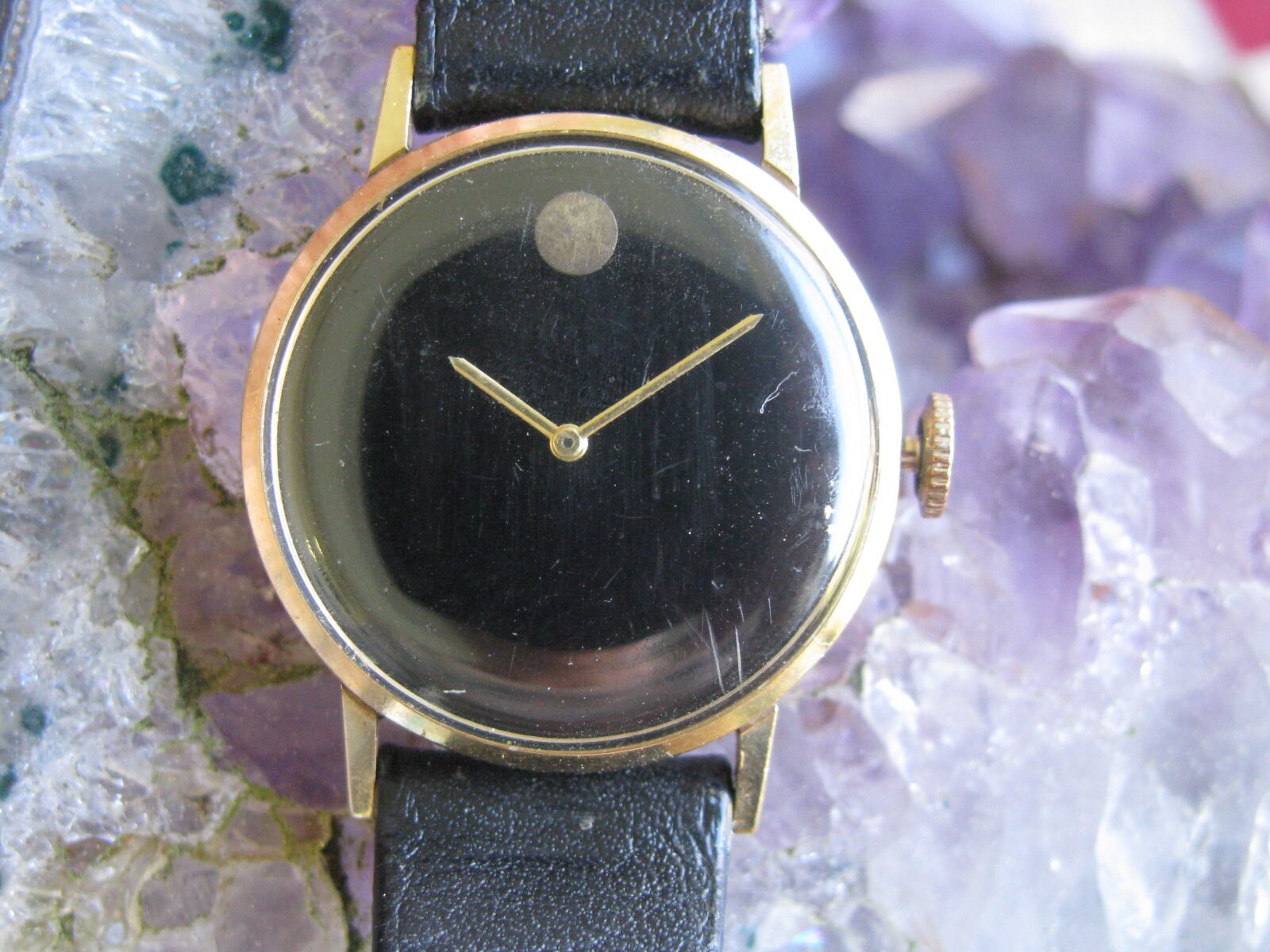 Movado Vintage Ladies 14K Gold Museum Watch, Mid Century Modern ...