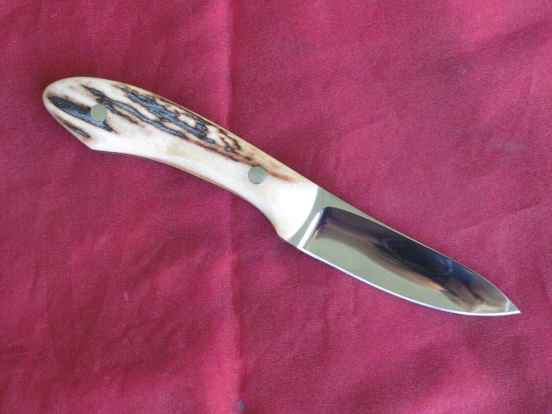 Wayne Hendrix Custom Handmade Semi Skinner Hunting Knife W/sheath ...