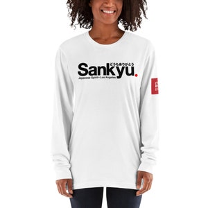 Sankyu Logo Type Long Sleeve T-shirt - Etsy
