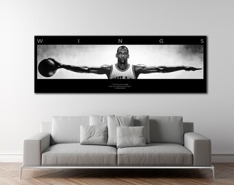 Wings Michael Jordan Poster - Etsy