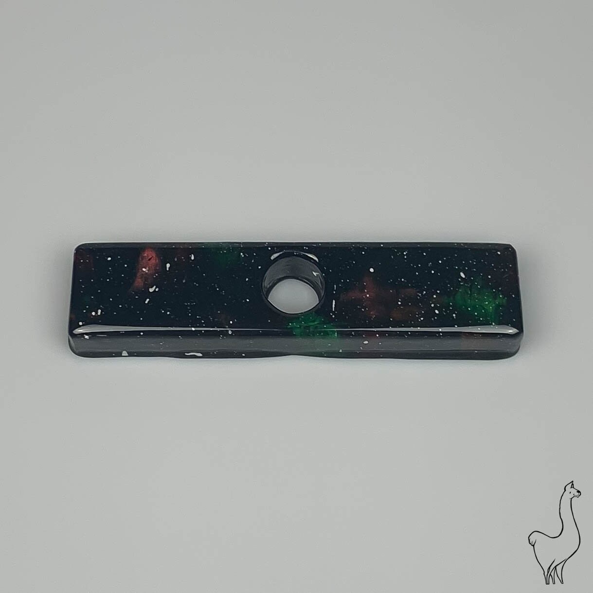Marble Display Stands - Black - Galaxy Nebula Acrylic UV Painting on ...