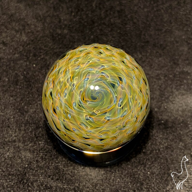 Portals 2023 7 1.95 Handmade Borosilicate Glass Marble, UV, Gilson Opal ...