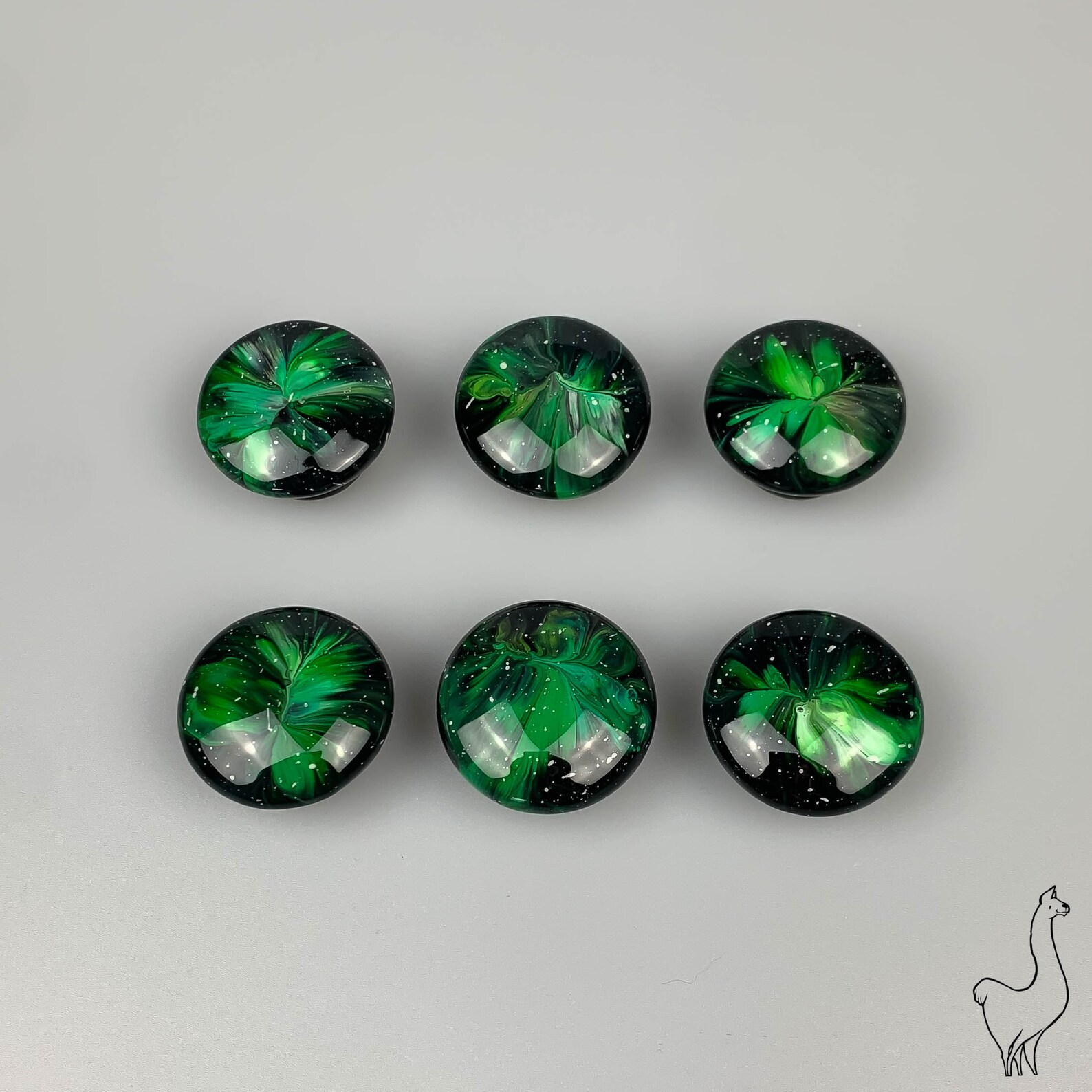 Nebula Cabinet Knobs - Set of 2 - Multiple Colors - 1.5" Diam X 1" Tall ...