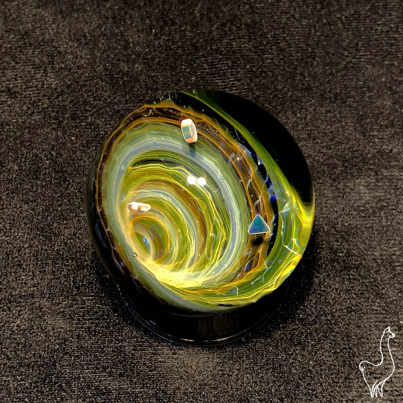Portals 2023 7 1.95 Handmade Borosilicate Glass Marble, UV, Gilson Opal ...