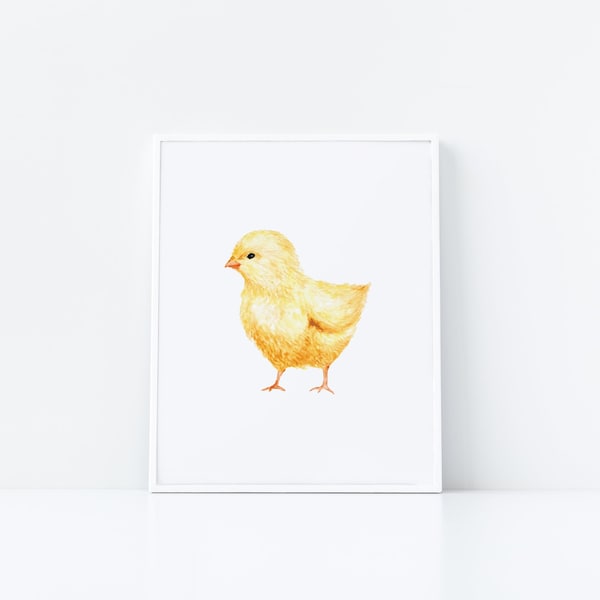 Baby Chick Painting - Etsy