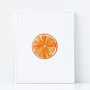 Watercolor Citrus Fruit Printable Bundle, DIGITAL DOWNLOAD, Kitchen ...