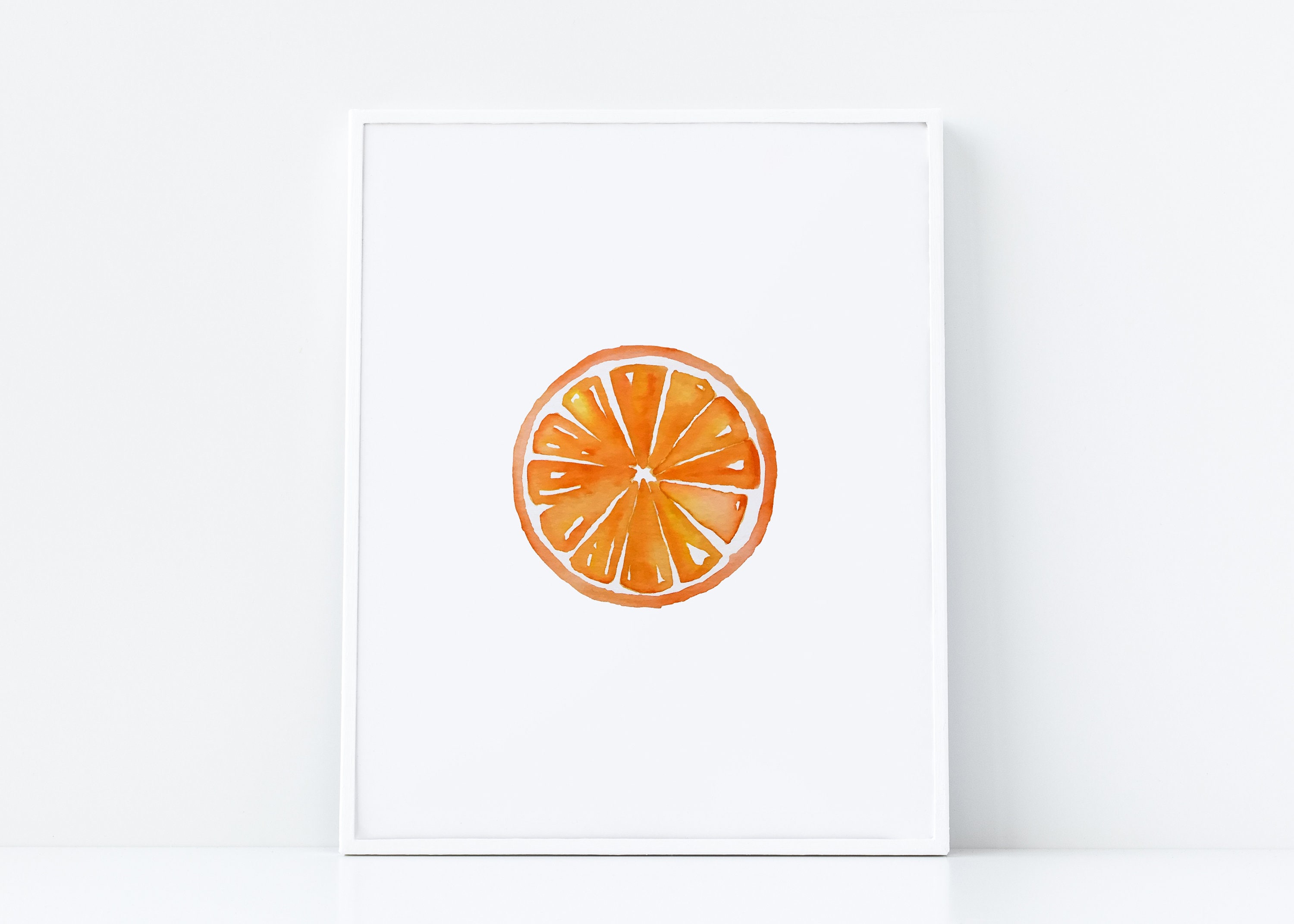Watercolor Citrus Fruit Printable Bundle, DIGITAL DOWNLOAD, Kitchen ...