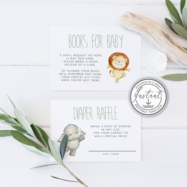 Diaper Raffle Card - Etsy