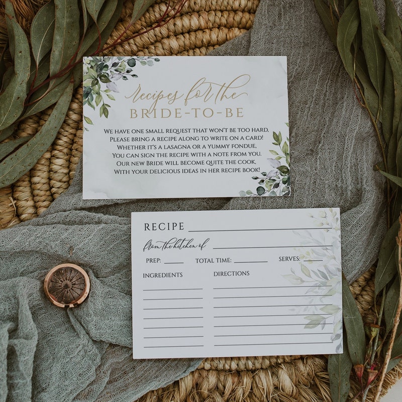 Rustic Recipe Cards - Etsy