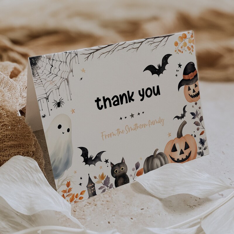 Spooky Thank You - Etsy