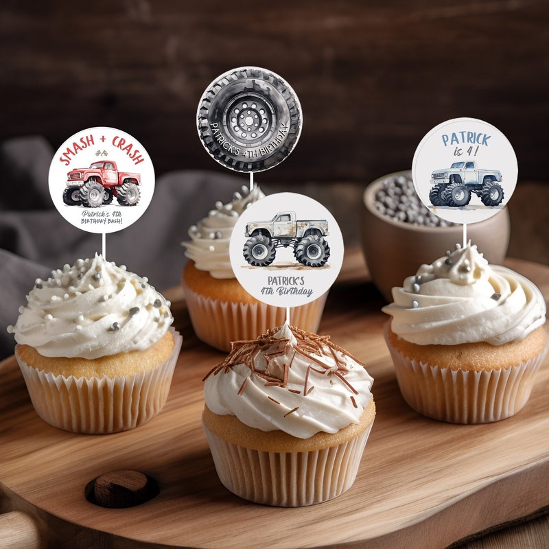 Truck Cupcake Topper - Etsy