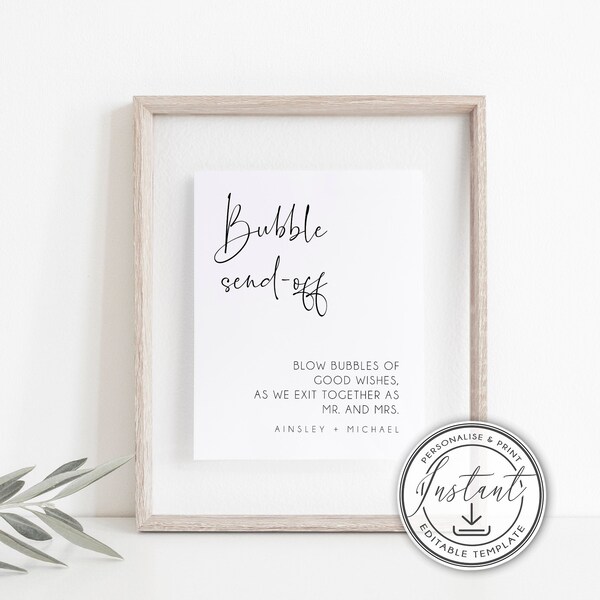 Bubble Send Off - Etsy