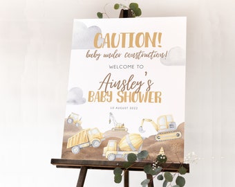 Construction Baby Shower | Etsy