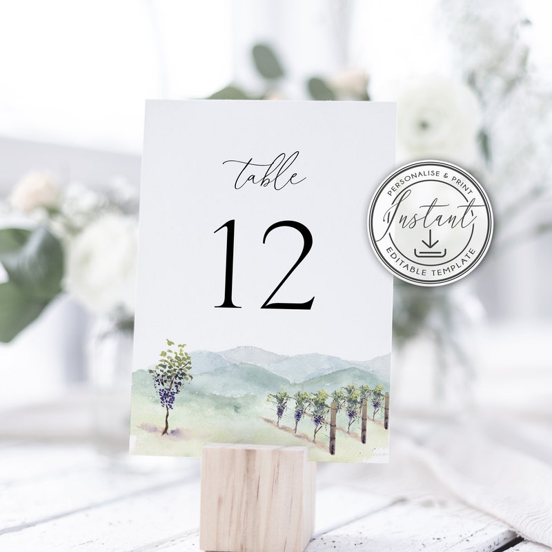 Rustic Table Numbers - Etsy
