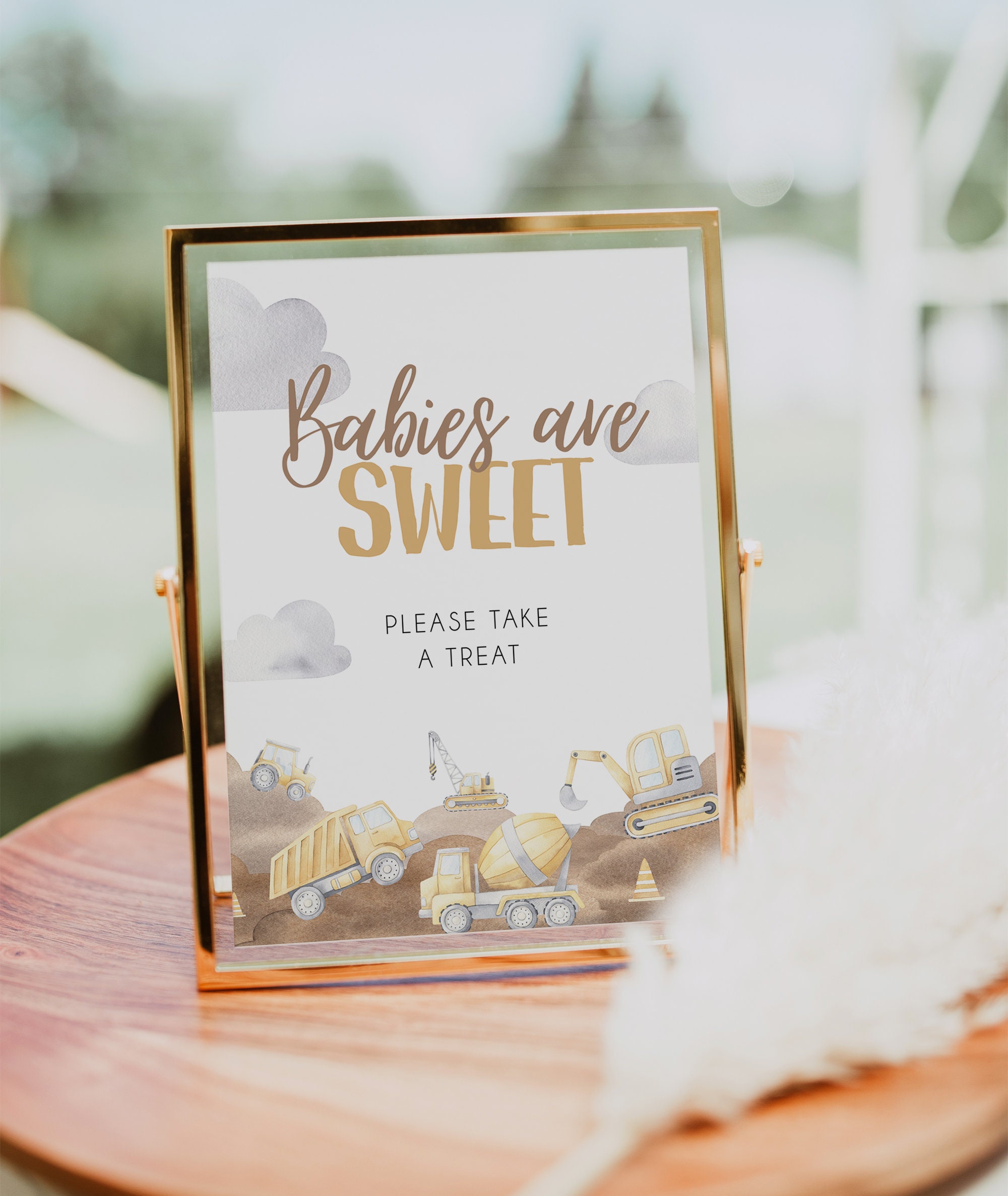 Babies Are Sweet Sign Template Baby Under Construction | Etsy