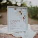 Boho Floral Fully Editable Wedding Custom Sign Template, Bohemian ...