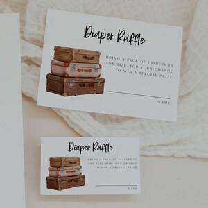 Travel Themed Books for Baby & Diaper Raffle Card Inserts, Adventure ...