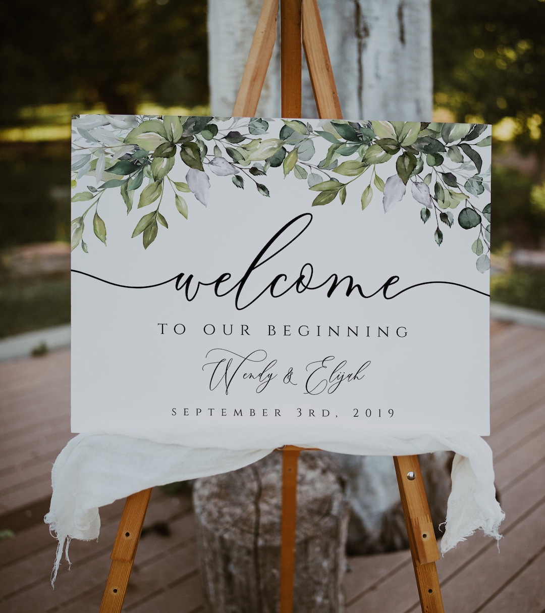 Rustic Just Married Sign