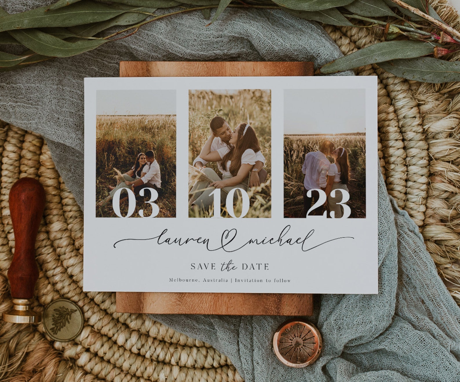 Photo Save the Date Template Multiple Photos Save the Date - Etsy
