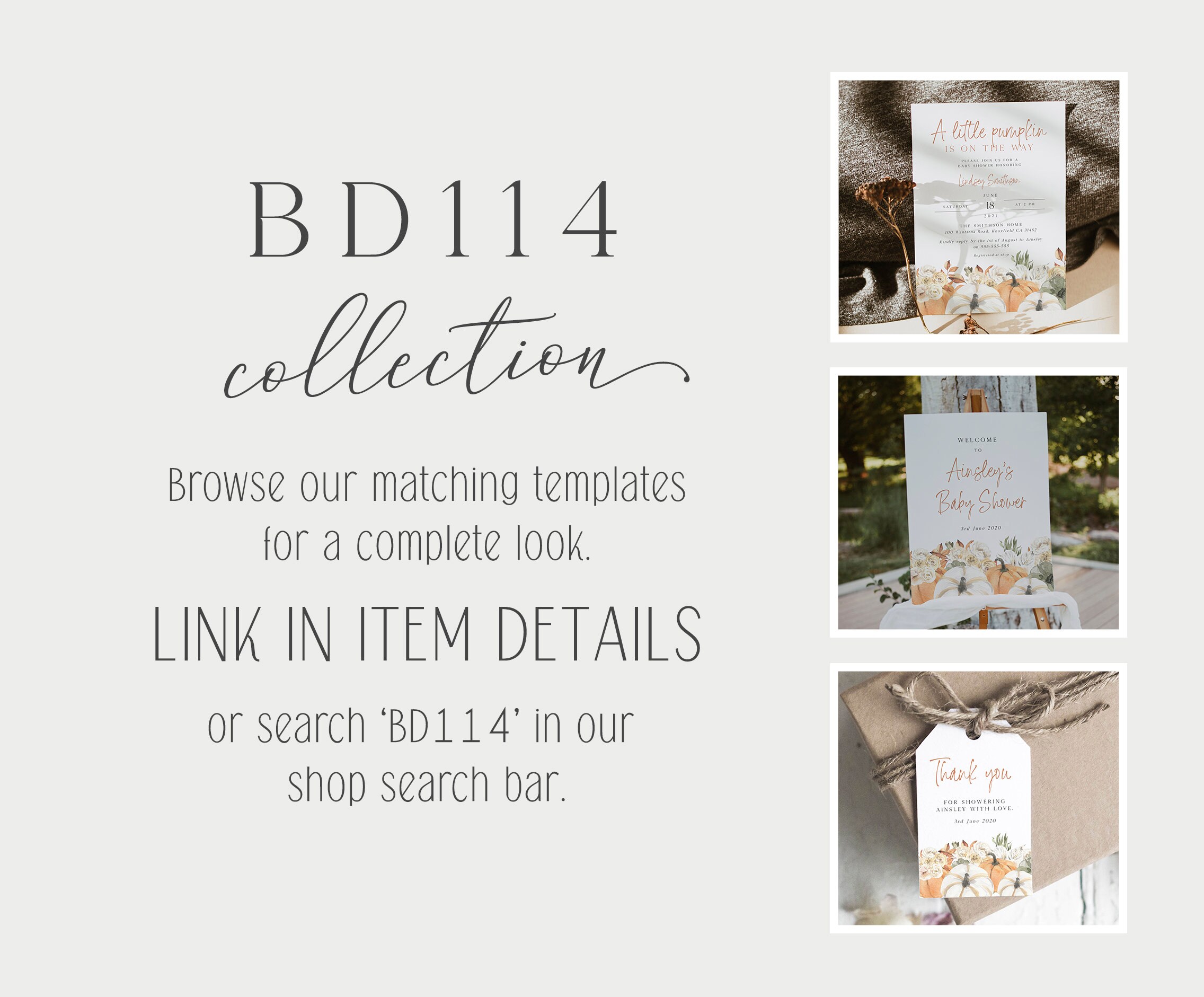 Pumpkin Thank You Gift Tag, Fall Baby Shower Favors, Pumpkin Thank You ...