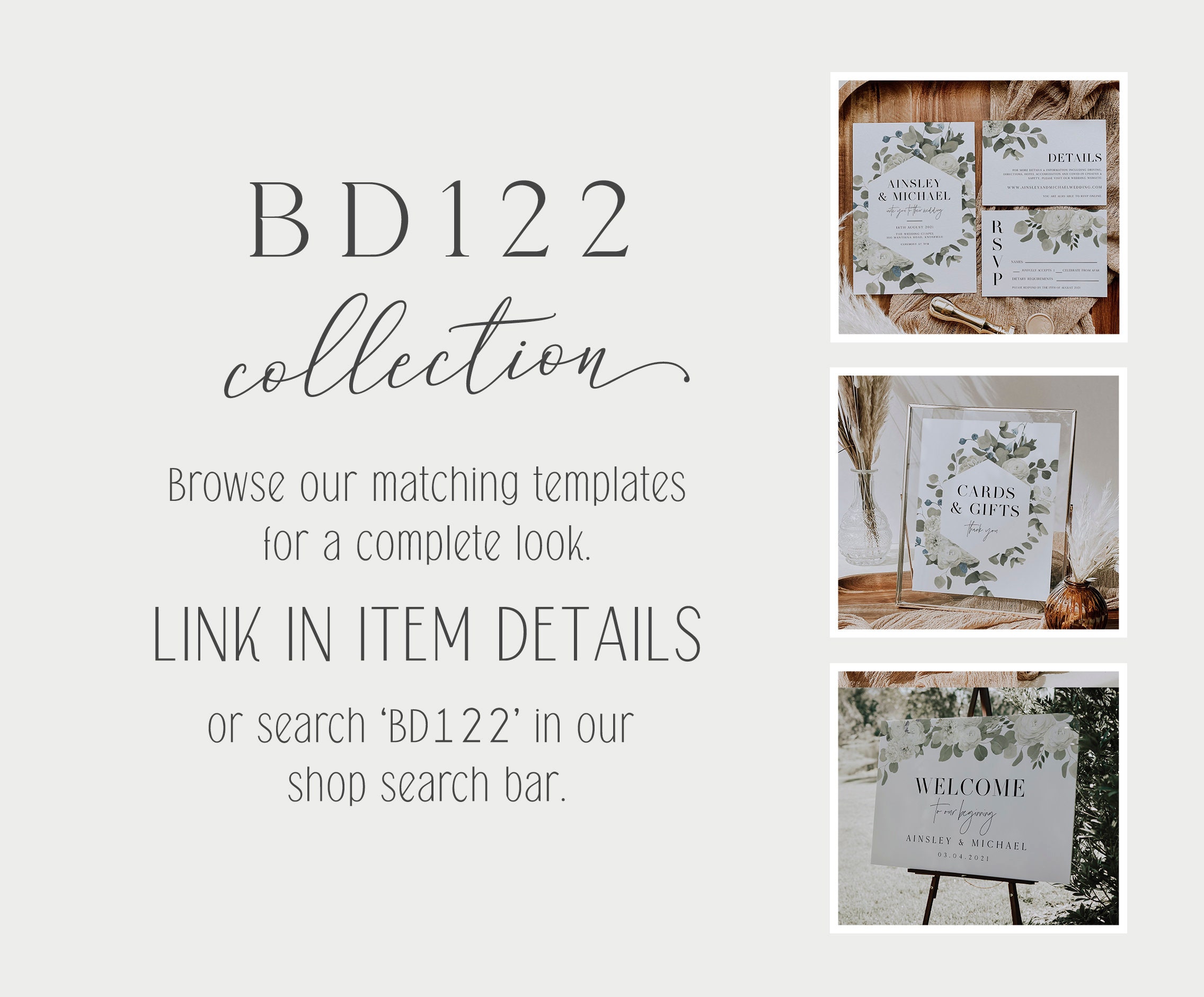 Greenery Rustic Editable Seating Chart Modern Rustic Wedding - Etsy