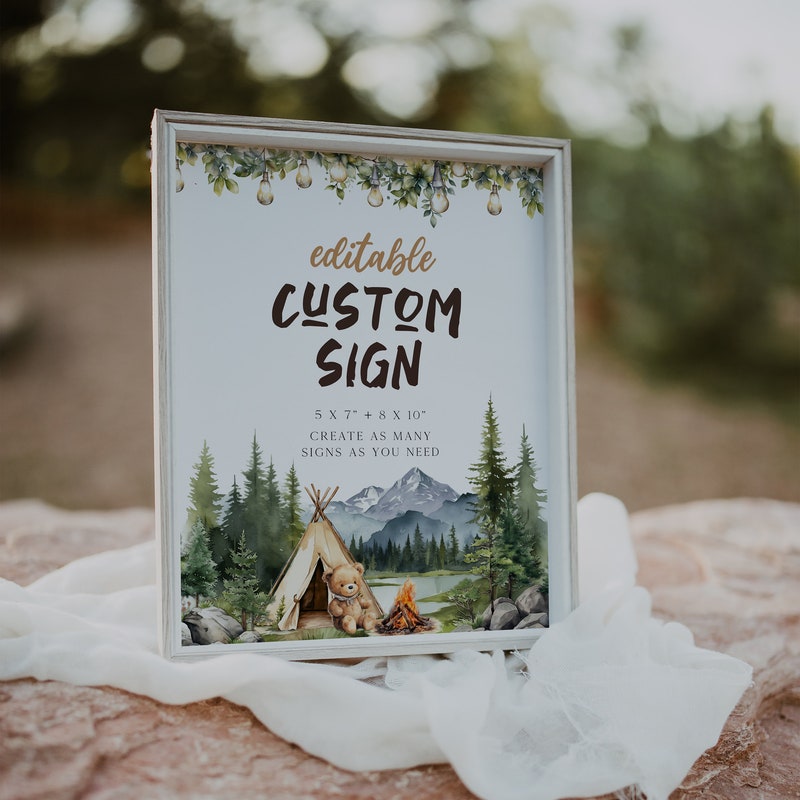 One Happy Camper Banner - Etsy