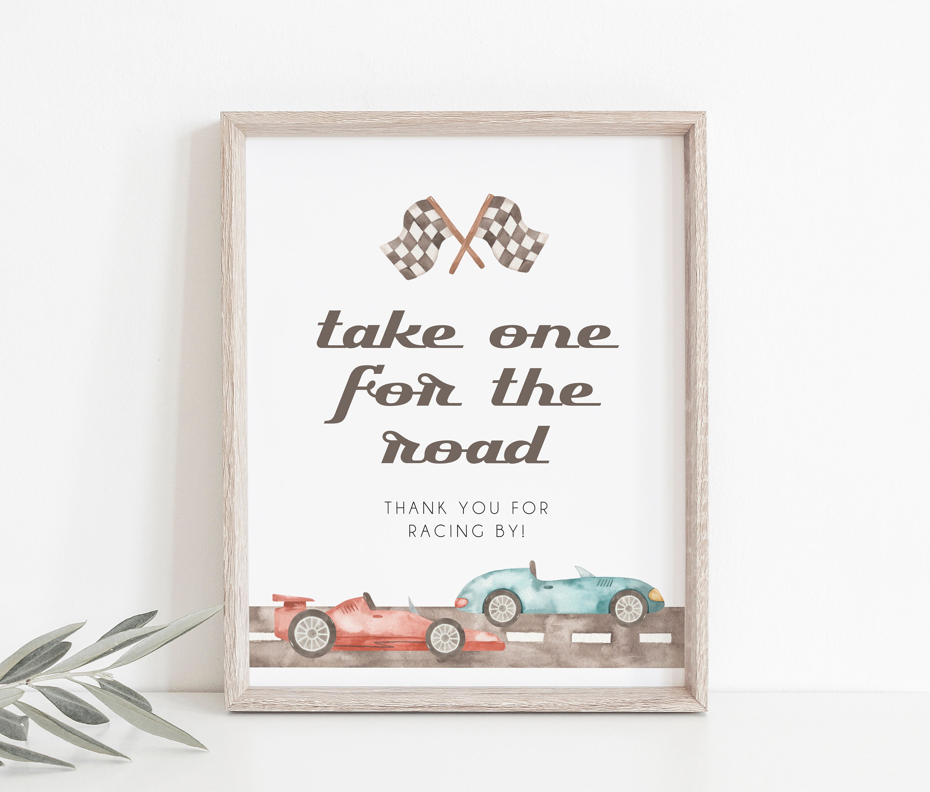 Race Car Favors Sign Template, Race Car Birthday Sign, Editable Sign ...