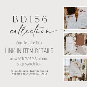 Boho Floral Fully Editable Wedding Custom Sign Template, Bohemian ...