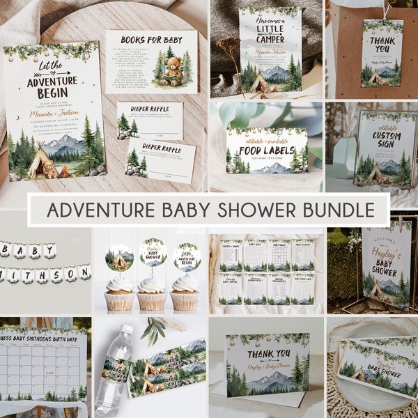 Adventure Awaits Baby Shower Decorations - Etsy