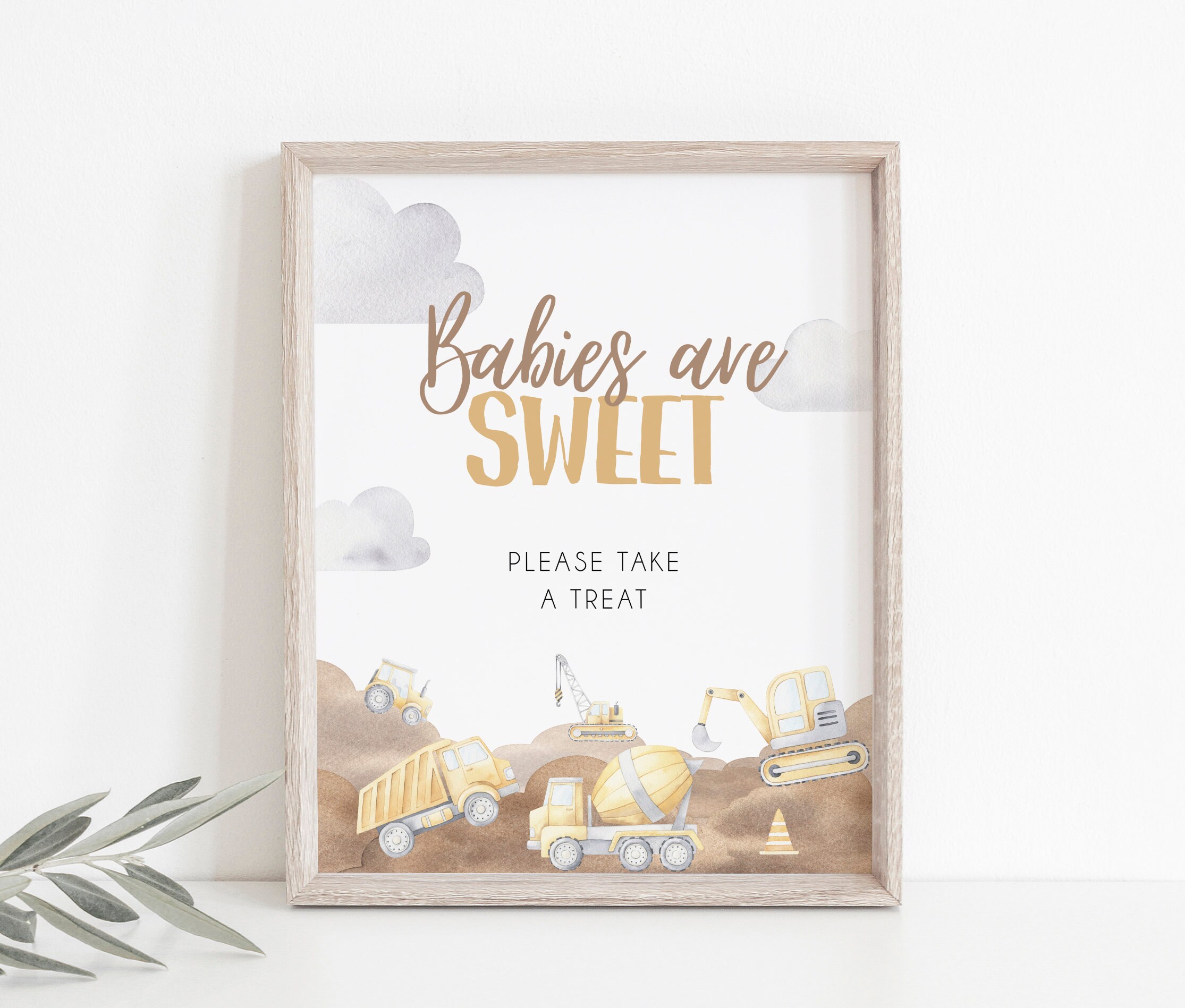 Babies Are Sweet Sign Template Baby Under Construction | Etsy