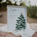 Holiday Christmas Custom Sign Template Christmas Tree - Etsy