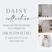 Daisy Custom Sign Template, Bohemian Daisy Fully Editable Custom Sign ...