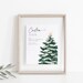 Holiday Christmas Custom Sign Template Christmas Tree - Etsy