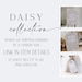 Daisy Welcome Sign Template Bohemian Daisy Baby Shower - Etsy
