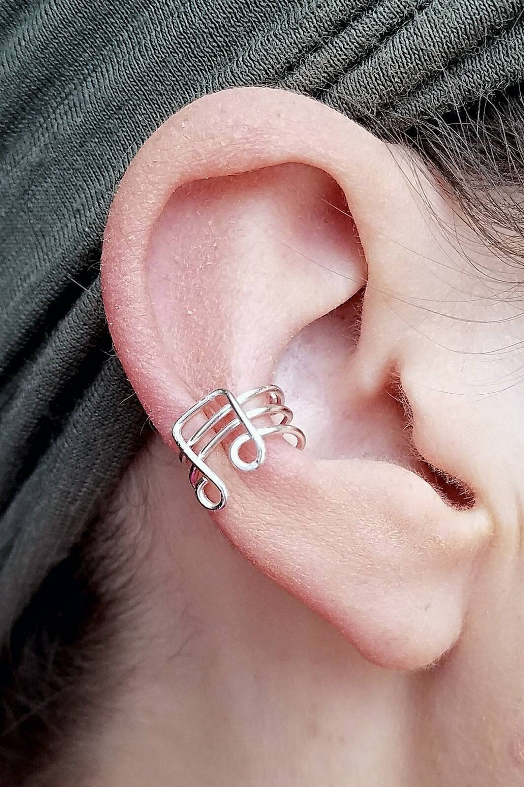 Music Notes Ear Cuff - Etsy