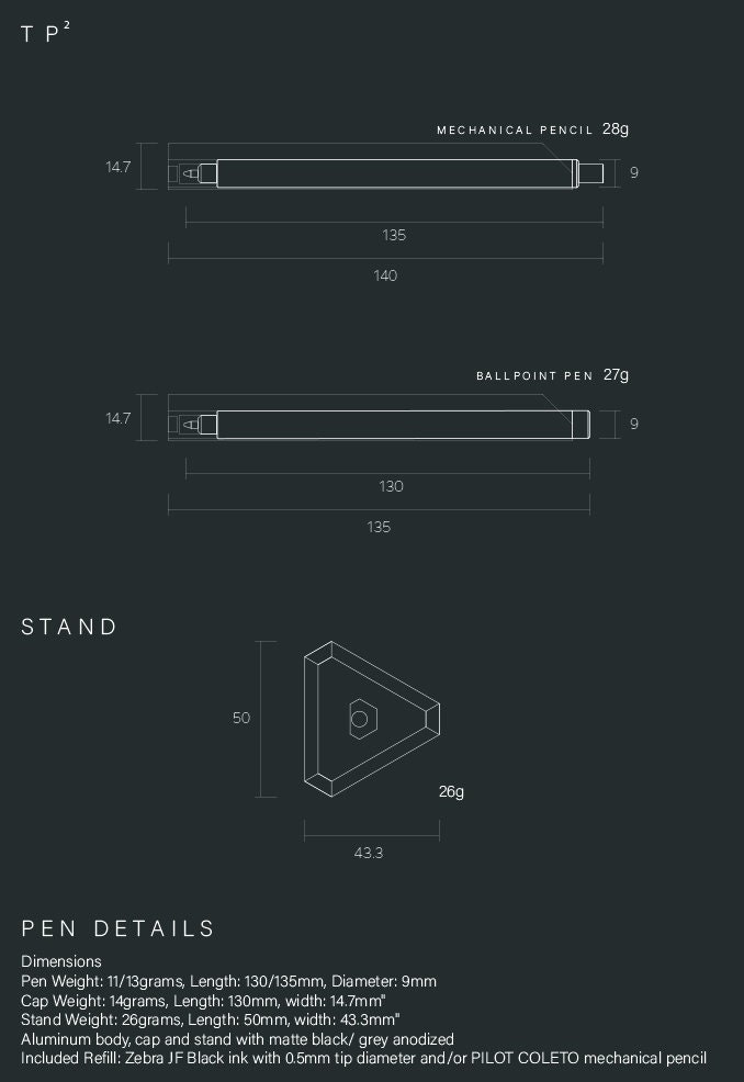 TP2 Reform of the Writing Tool Ballpoint Pens Mechanical - Etsy