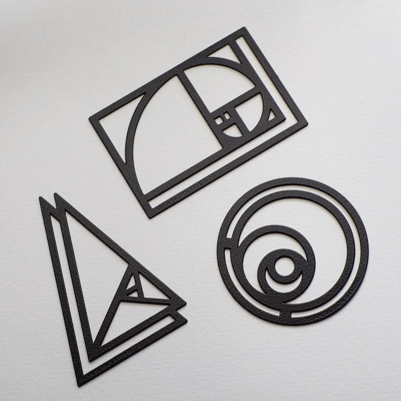 1.618 φ Beauty Unearthed - the Golden Ratio Paperclip | Bookmark - Etsy