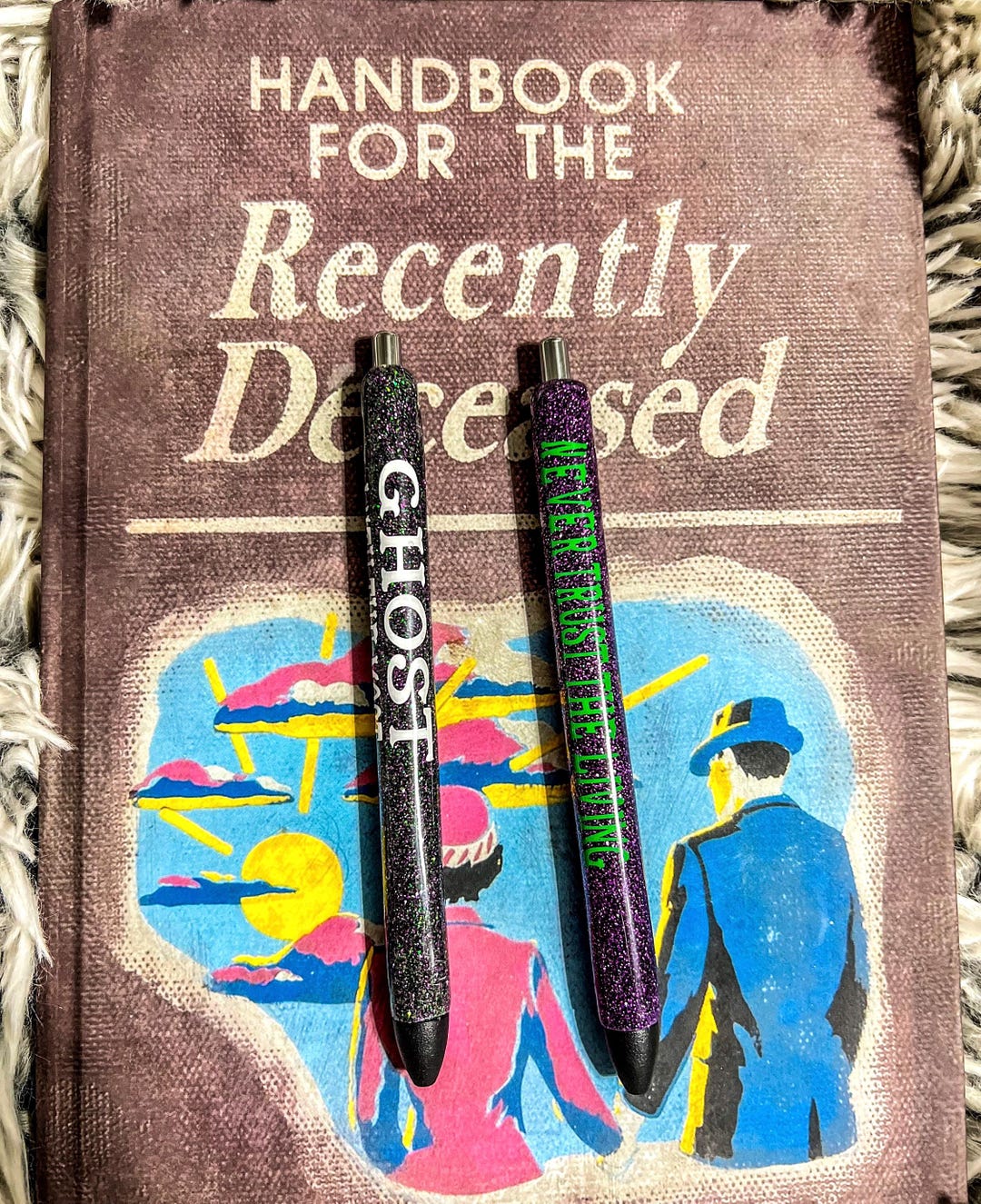 Beetlejuice Inspired Ghost With Most Glitter Pens. Never Trust Living ...