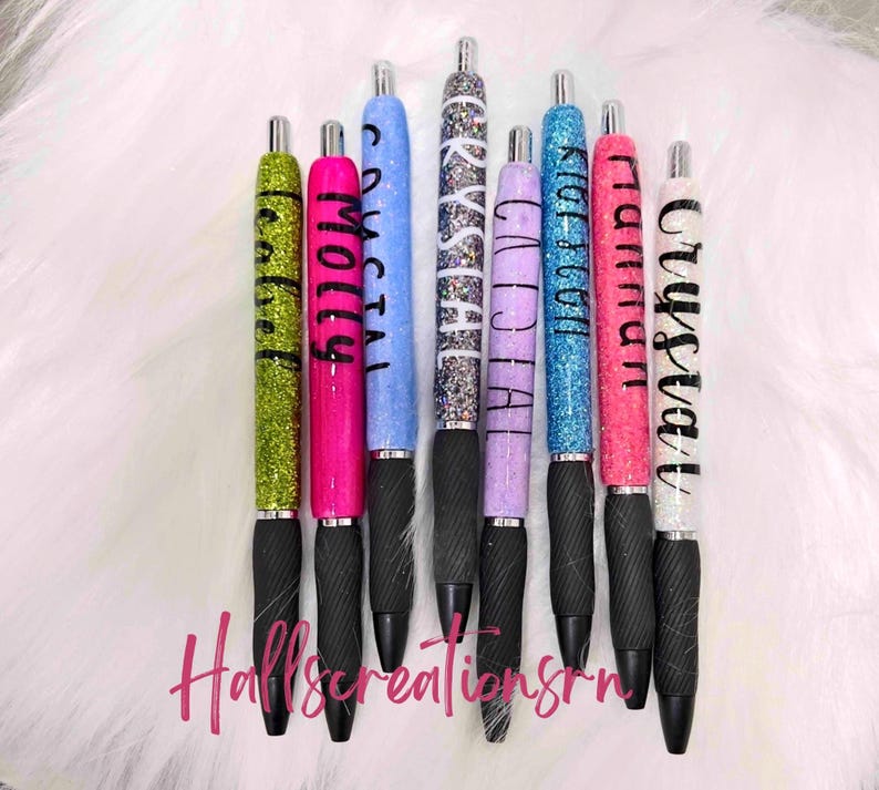 Personalized Glitter Sharpie S Gel Pen: Refillable With Grip ...