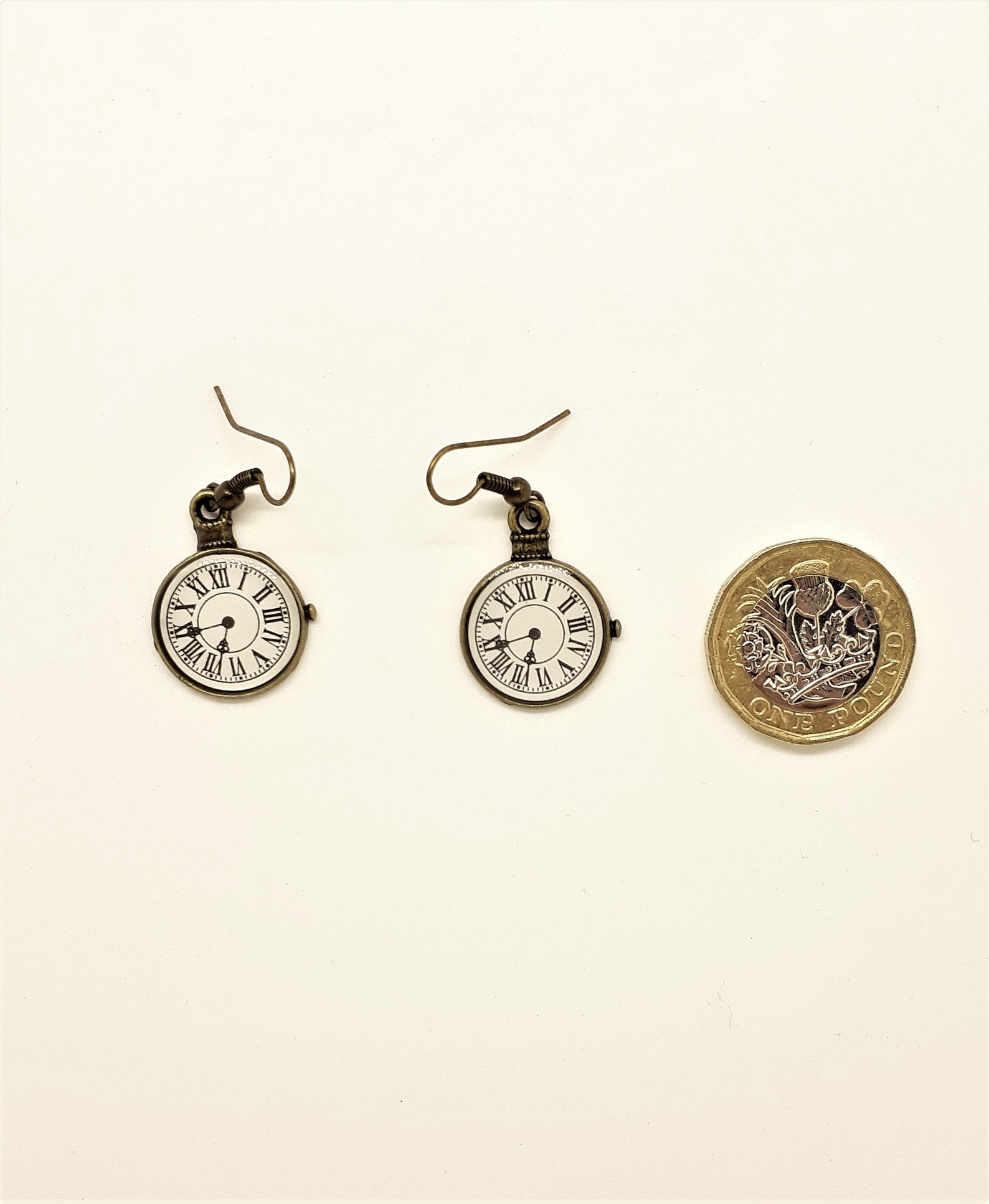 Pocket Watch Earrings Watch Face Earrings Steampunk - Etsy UK