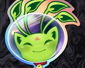 3 X 3 Virtual Pet Alien Aisha Vinyl Sticker - Etsy