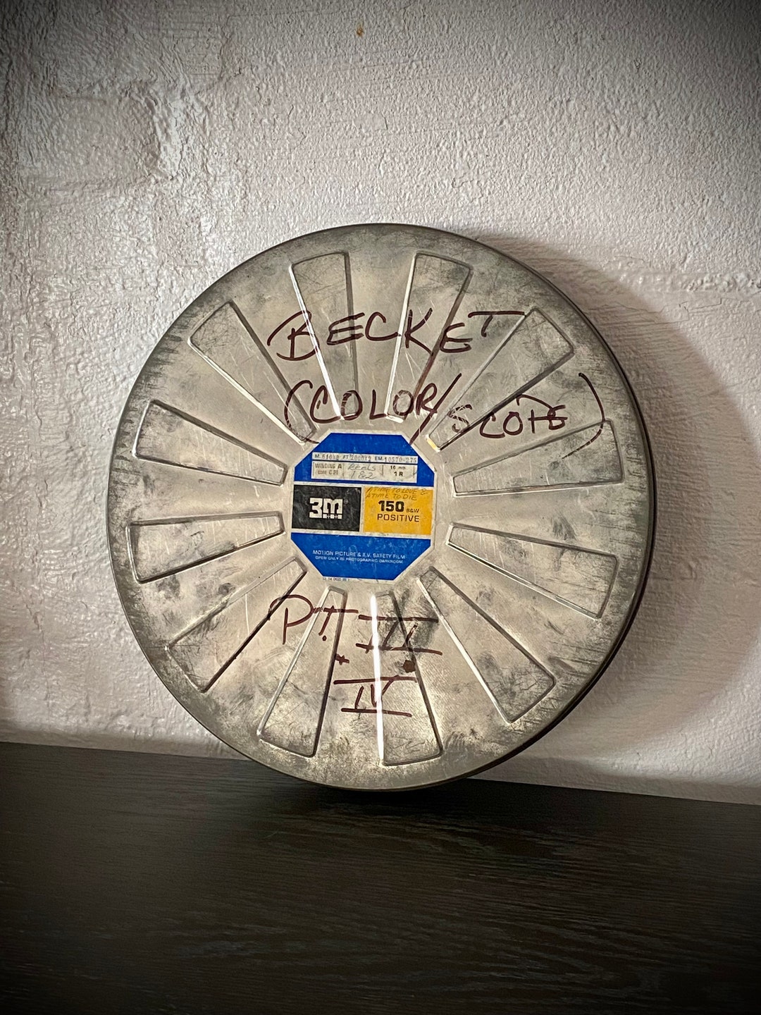 Vintage 3M Collectible Film Reel Tin Canister, Old Hollywood, 1950s, A ...