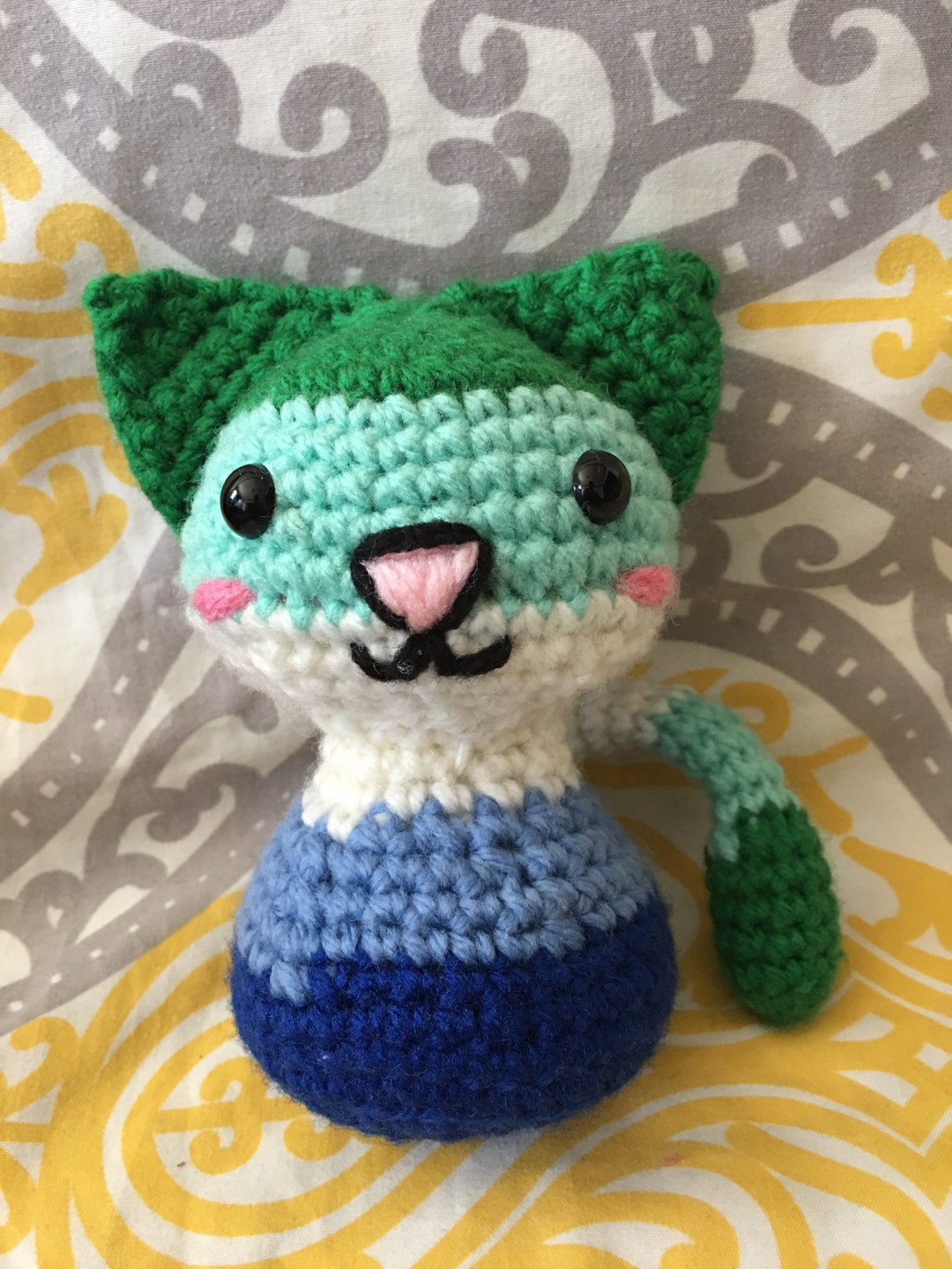 Gay Pride Kitty-mallow Crochet Cat Plush - Etsy