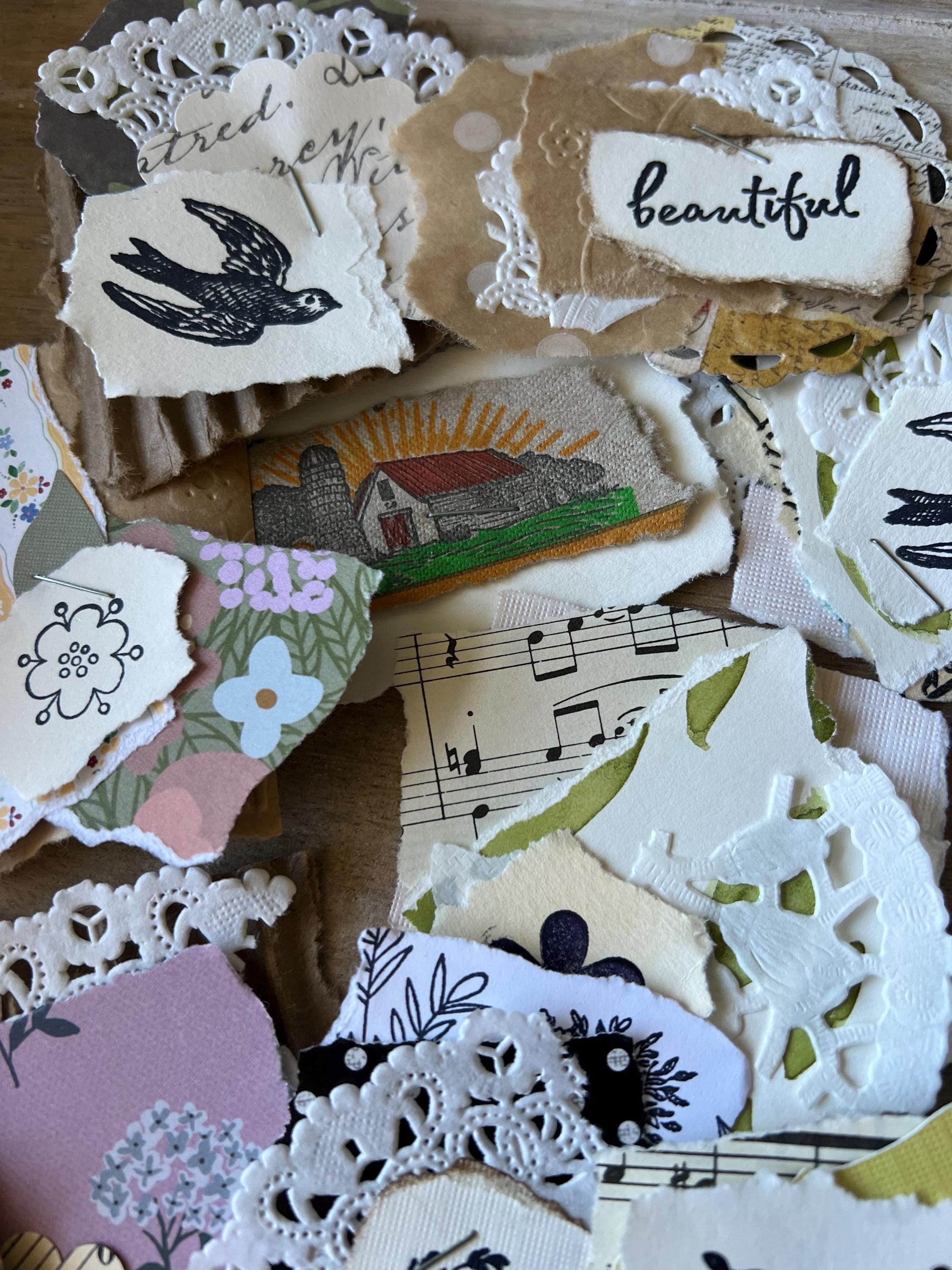 Ephemera Clusters Junk Journal Set 8 Etsy